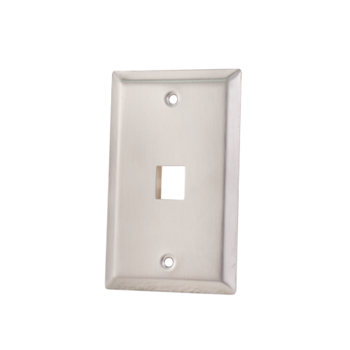 1 PORT WALL PLATE STAINLESS ST