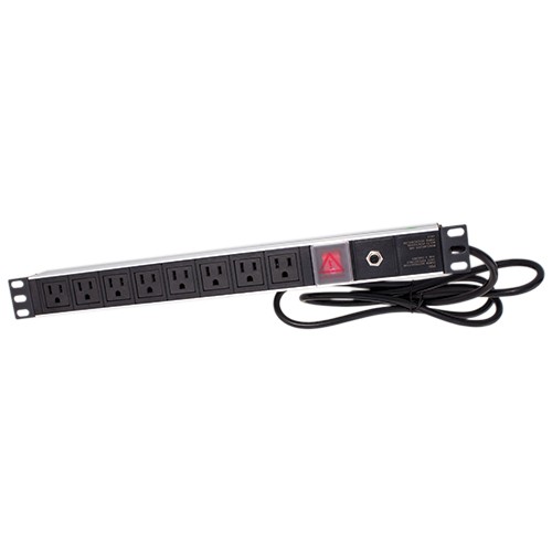 1U 8-WAY,PDU W/CIRCUIT BREAKER