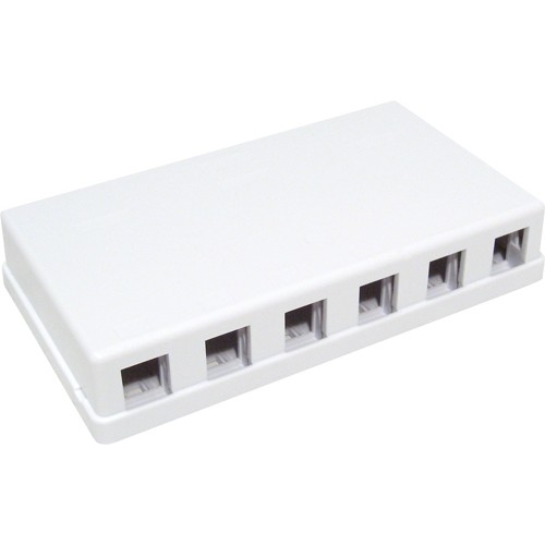 6-PORT, SURFACE MOUNT BOX