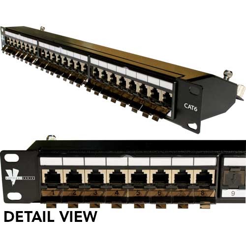CAT6 90° SHIELDED 24 PORT