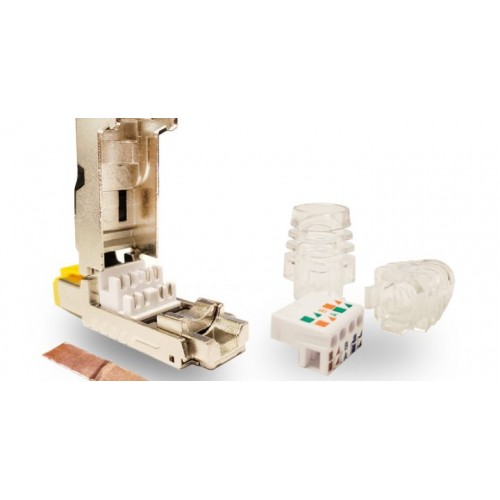 CAT6A Shielded RJ45 Modular Connector